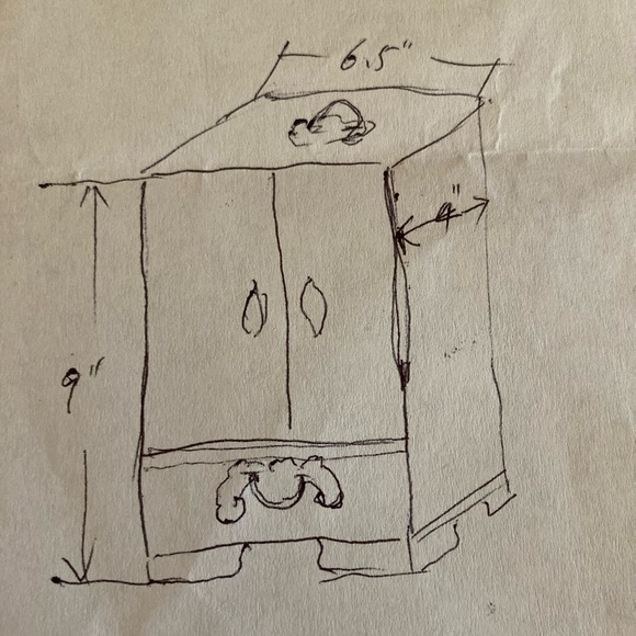 Accents | Chinese Gold Crane Tree Carved Wood Jewelry Box | Poshmark